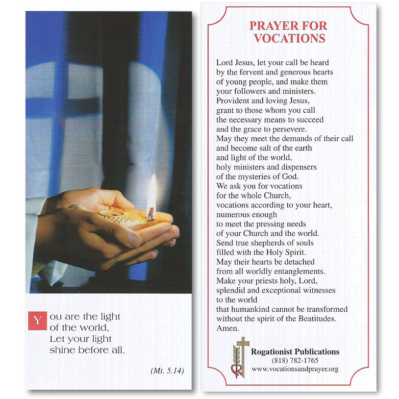 Prayer cards - Rogationist Publications